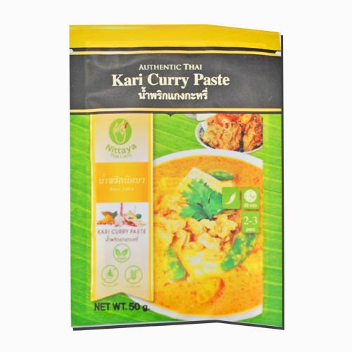 Nittaya Gelbe Kari Curry Paste vegan online bestellen - chili-shop24.de